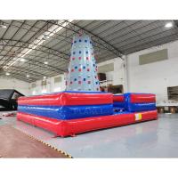 China Commercial Inflatable Climbing Mountains PVC Rock Wall Obstacle Course 10m Custom for sale