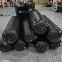 China Heavy Duty Marine PVC Inflatable Boat Fender 35cm x 1.0m Cylindrical Floating Fender for sale