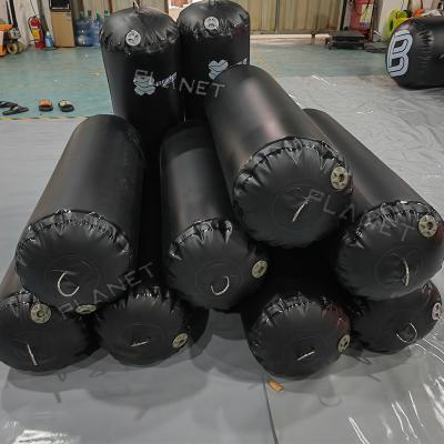 China Heavy Duty Marine PVC Inflatable Boat Fender 35cm x 1.0m Cylindrical Floating Fender for sale