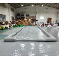 China Custom Inflatable Skimboard Pool 10x4m PVC Water Play Track for Backyard Sport Games for sale