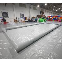 China Custom Inflatable Skimboard Pool 10x4m PVC Water Play Track for Backyard Sport Games for sale