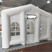 China Custom Inflatable Party Tent 10x10m Wedding Marquee with Blower for Outdoor Events for sale