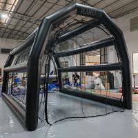 China Custom Portable Inflatable Baseball Cage Net 40x12x12 ft PVC Batting Cage for Training for sale