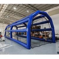 China Custom Portable Inflatable Baseball Cage Net 40x12x12 ft PVC Batting Cage for Training for sale