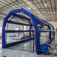 China Custom Portable Inflatable Baseball Cage Net 40x12x12 ft PVC Batting Cage for Training for sale