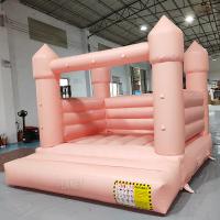 China 3m 10ft Pink Bounce House PVC Inflatable Bouncy Castle with Blower and Repair Kit for sale