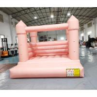 China 3m 10ft Pink Bounce House PVC Inflatable Bouncy Castle with Blower and Repair Kit for sale
