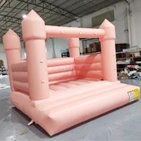 China 3m 10ft Pink Bounce House PVC Inflatable Bouncy Castle with Blower and Repair Kit for sale