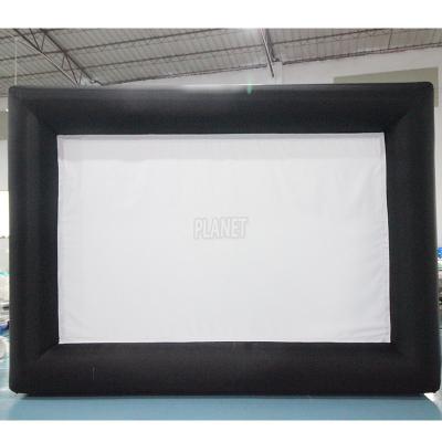 China Custom Outdoor Inflatable Movie Screen with CE/UL Certified Blower - 2-3 Year Warranty for Cinema Projection for sale