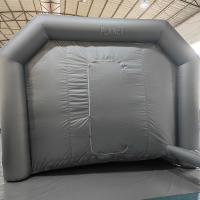 China Portable Inflatable Spray Paint Booth 4x3.4x3m PVC Car Painting Tent with Blower for sale