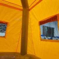 China Inflatable Water Floating Tent PVC Camping Shoal Raft Boat 2.5m x 2.5m for sale