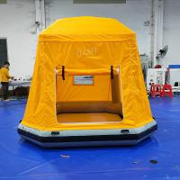 China Inflatable Water Floating Tent PVC Camping Shoal Raft Boat 2.5m x 2.5m for sale