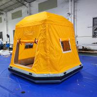 China Inflatable Water Floating Tent PVC Camping Shoal Raft Boat 2.5m x 2.5m for sale