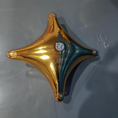 China Inflatable Mirror Star Balloon 40cm to 400cm Custom Sizes for Event Decoration for sale