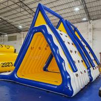 China High Quality Inflatable Water Triangle Slide Inflatable Floating Lake Slide for sale