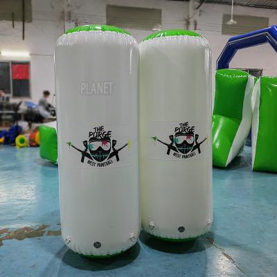 China Custom Inflatable Paintball Bunker Obstacles 0.6mm PVC Tarpaulin for Indoor Outdoor Games for sale