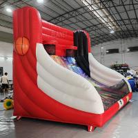 China Inflatable Basketball Challenge Carnival Game Interactive Bounce Machine for sale