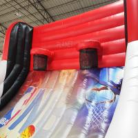 China Inflatable Basketball Challenge Carnival Game Interactive Bounce Machine for sale