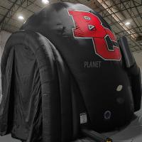 China Custom Inflatable Football Helmet Tunnel 22ft x 17ft x 17ft for Sports Team Entrance for sale