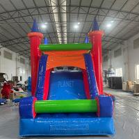 China Inflatable Bouncer Jumping Castle with Slide 0.55mm PVC for Commercial Use for sale