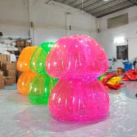China Customizable 100cm Clear PVC Inflatable Jellyfish Balloon for Party Decoration and Brand Promotion for sale