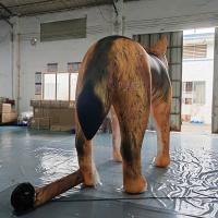 China Custom Giant Inflatable Wolf 3m Tall Standing Cartoon Balloon for Advertisement Decoration for sale