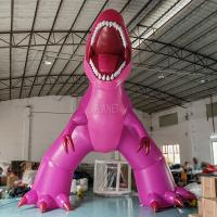 China Giant Inflatable Dinosaur Arch 3m Tall Entrance Archway Decoration for Events for sale