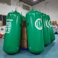 China Customized PVC Inflatable Floating Marker Buoy 1.0m Dia x 1.5mH Water Buoy for sale