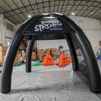 China Customizable Inflatable Spider Dome Tent 4x4x2.26m Outdoor Trade Show Advertising Tent for sale