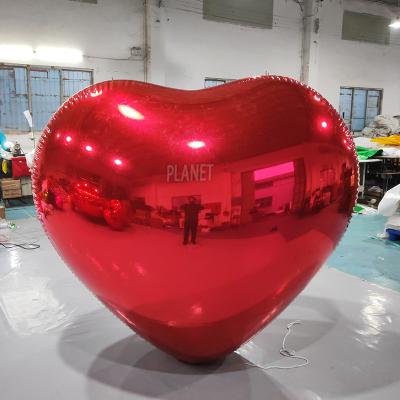 China Custom Inflatable Mirror Ball 0.6m to 2m for Wedding Decoration PVC Reflective for sale