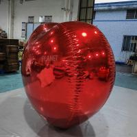 China Custom Inflatable Mirror Ball 0.6m to 2m for Wedding Decoration PVC Reflective for sale