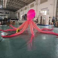 China Customized Giant Inflatable Sea Octopus Monster Inflatable Octopus Balloon Party Decoration With Led Light for sale
