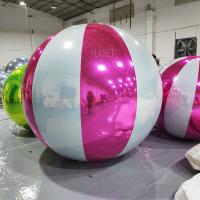 China Giant Inflatable Mirror Ball 0.6-3m Custom PVC Shiny Balloon for Event Decoration for sale