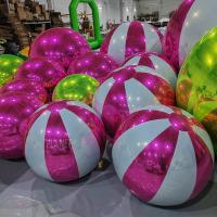 China Giant Inflatable Mirror Ball 0.6-3m Custom PVC Shiny Balloon for Event Decoration for sale