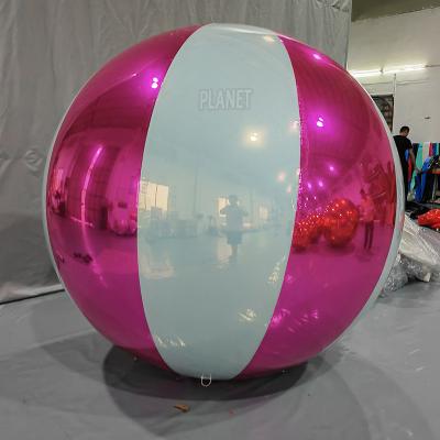China Giant Inflatable Mirror Ball 0.6-3m Custom PVC Shiny Balloon for Event Decoration for sale