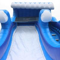 China Commercial Grade PVC Inflatable Bouncer Water Slide 11m x 4.5m for Kids and Adults for sale