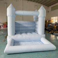 China Customized Blue Inflatable Toddler Bounce Castle 10ft x 8ft with Ball Pit for sale