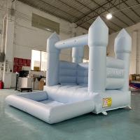 China Customized Blue Inflatable Toddler Bounce Castle 10ft x 8ft with Ball Pit for sale