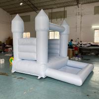 China Customized Blue Inflatable Toddler Bounce Castle 10ft x 8ft with Ball Pit for sale