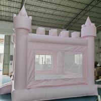 China Outdoor Luxury Pink Inflatable Bounce House 13ft Kids Party Jumper with Blower for sale