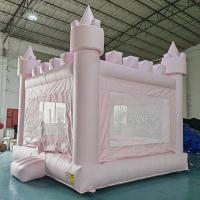 China Outdoor Luxury Pink Inflatable Bounce House 13ft Kids Party Jumper with Blower for sale