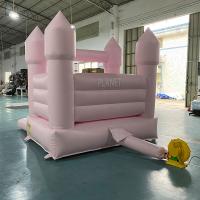 China Customized Pink Inflatable Bouncy Castle 10ft x 8ft with Ball Pit for Toddlers for sale