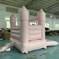 China Customized Pink Inflatable Bouncy Castle 10ft x 8ft with Ball Pit for Toddlers for sale