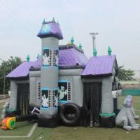 China Commercial Grade Halloween Inflatable Bounce House 6x4M Custom PVC Jumper Castle for sale