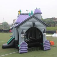 China Commercial Grade Halloween Inflatable Bounce House 6x4M Custom PVC Jumper Castle for sale
