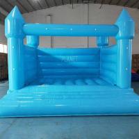 China Commercial Blue Inflatable Bouncer House 13ft x 13ft x 10ft Jumping Castle for Party Rental for sale