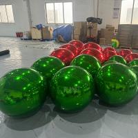 China Custom Hanging Sealed Inflatable Mirror Ball 60cm-400cm Shiny PVC Mirror Sphere for Party Decoration for sale