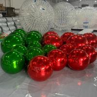 China Custom Hanging Sealed Inflatable Mirror Ball 60cm-400cm Shiny PVC Mirror Sphere for Party Decoration for sale