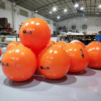 China Custom Colorful Inflatable PVC Tarpaulin Beach Ball 60cm-300cm Outdoor Airtight for sale