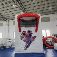 China Interactive Inflatable Basketball Shootout Game 10ft Target Toss for Commercial Use for sale